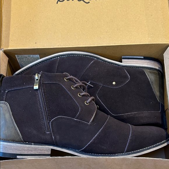Steve Madden | Shoes | Mens Brown Upper Leather Boots Steve Maddennever ...